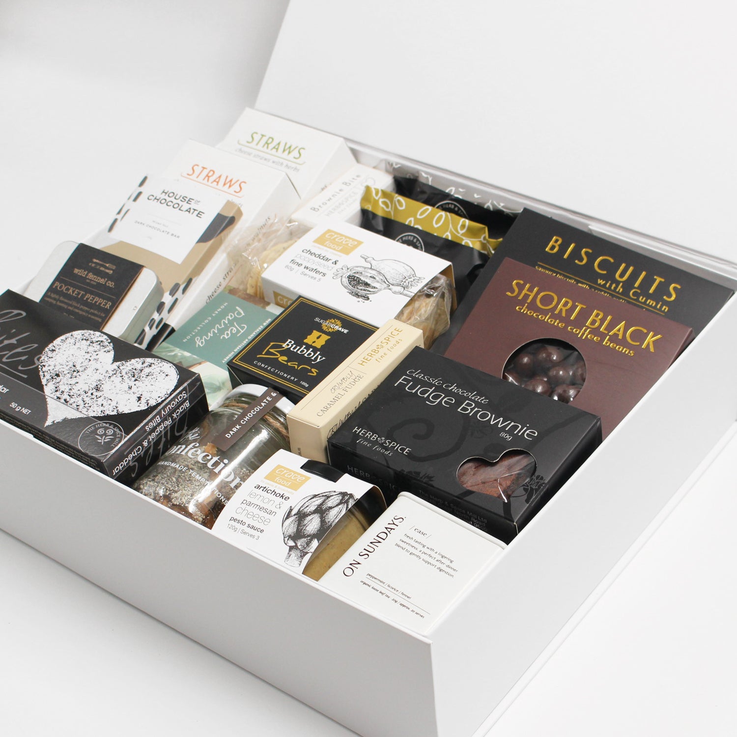 Food Gift Hamper | Gourmet Deluxe Gift Box | Sharing Style | NZ - BLOOM ...